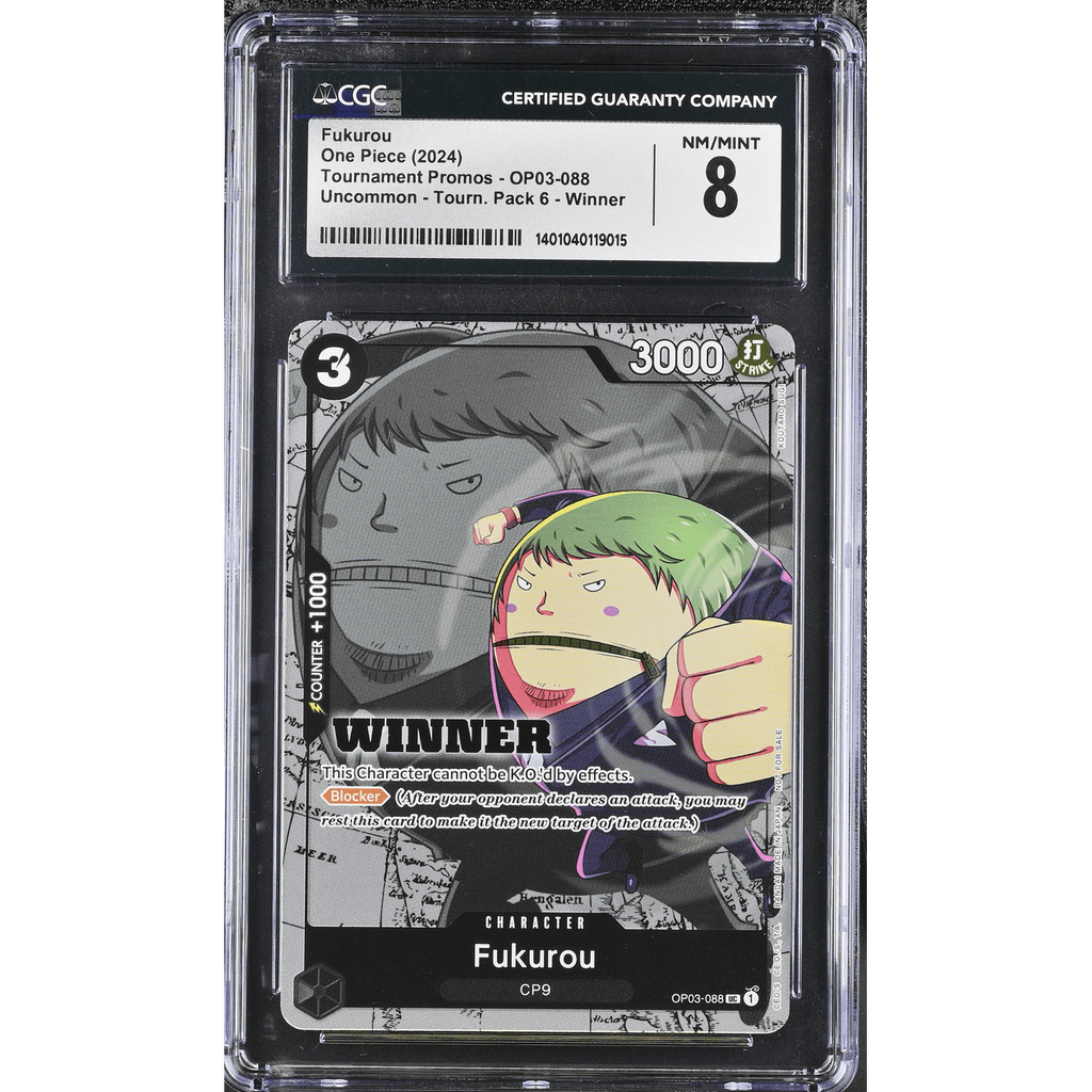 CGC 8 | One Piece Fukurou (OP03-088) (V.2) - Winner - One Piece Promo