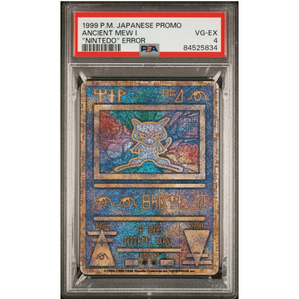 PSA 4 | Ancient Mew (Movie) Nintedo Error Inglés 1999