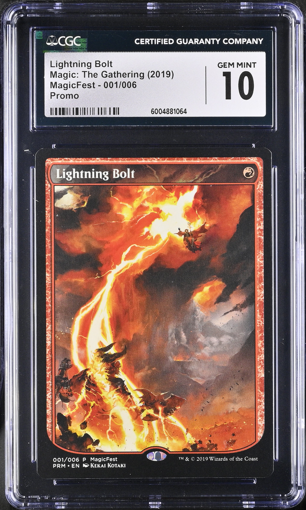 CGC 10 | Magic | Lightning Bolt - MagicFest Promos