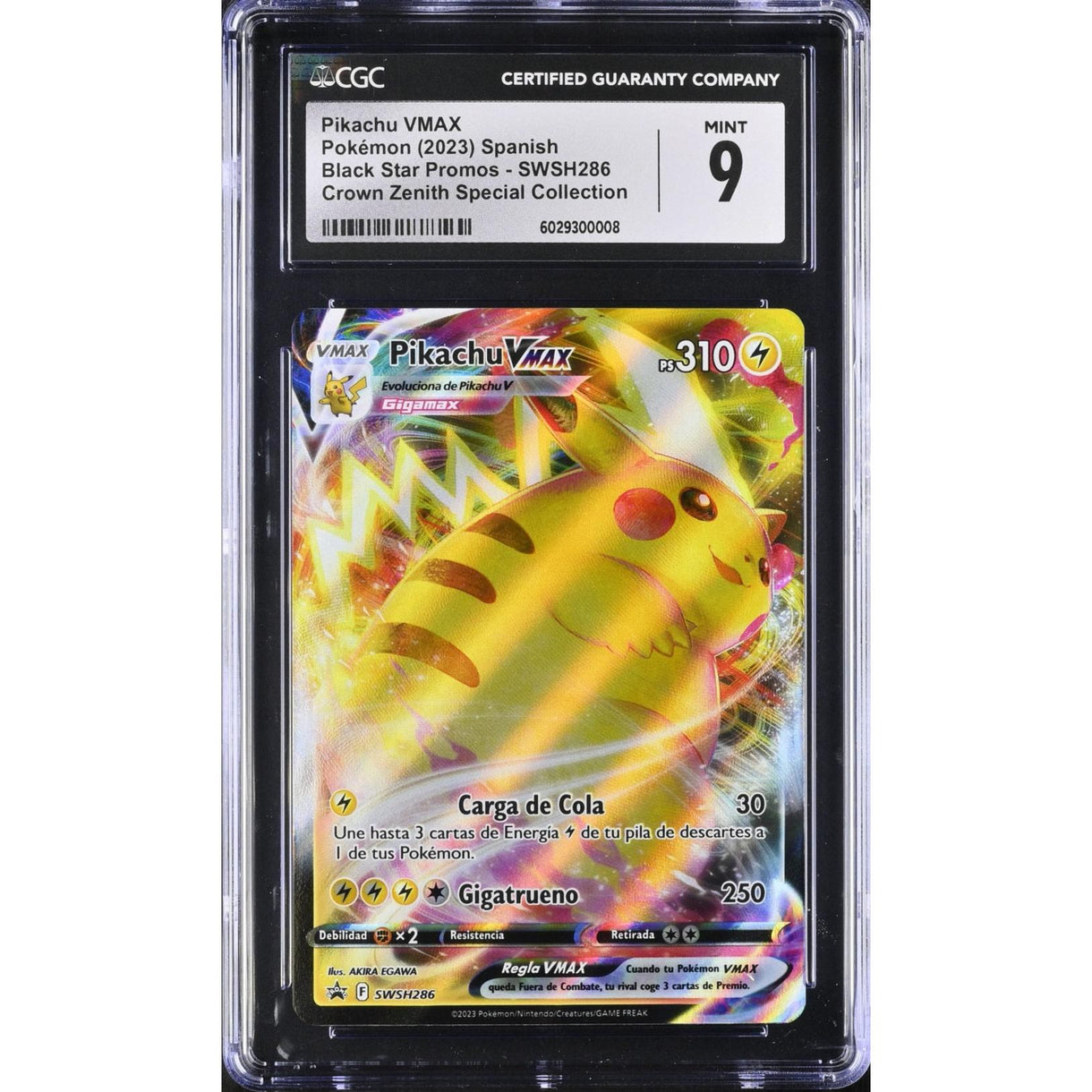 Pikachu VMAX (SWSH 286) SWSH Black Star Promos Español – POKEMILLON ...