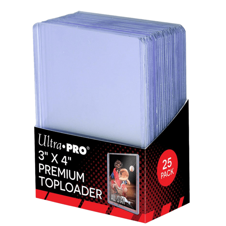 Ultra Pro | 25 Toploaders 3x4" Premium Clear